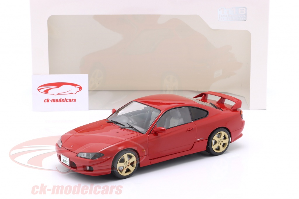 Solido 1:18 Nissan Silvia S15 Spec-R Aero Baujahr 1999 flammenrot S1812202 Modellauto S1812202 ...