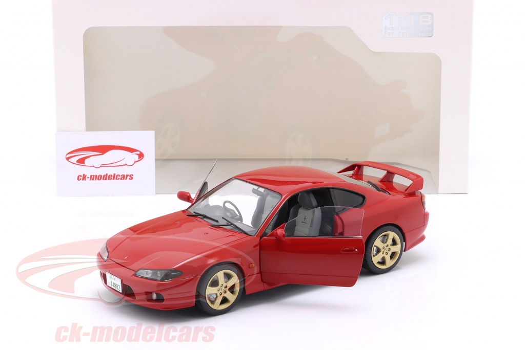 Solido 1:18 Nissan Silvia S15 Spec-R Aero Год постройки 1999 огненно-красный S1812202 модель ...