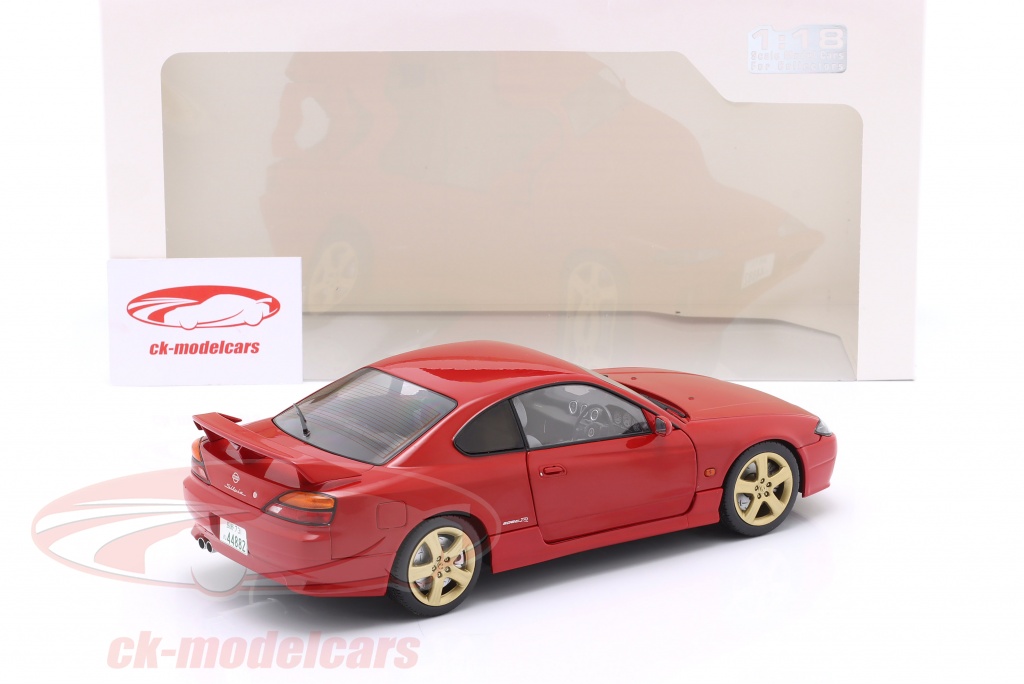 Solido 1:18 Nissan Silvia S15 Spec-R Aero year 1999 flame red S1812202 ...