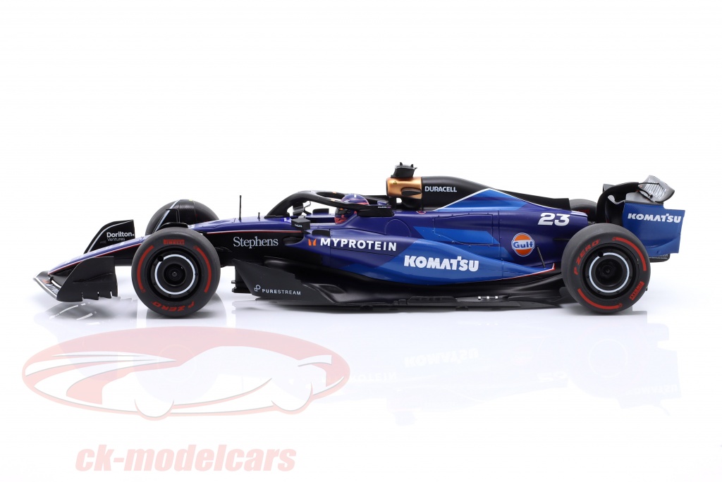 Solido 1:18 Alex Albon Williams FW46 #23 Saudi-Arabien GP Formel 1 2024 ...