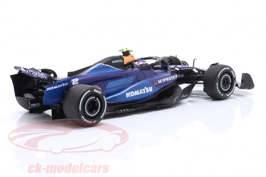 Solido 1:18 Logan Sargeant Williams FW46 #2 Saudi Arabia GP Formula 1 ...
