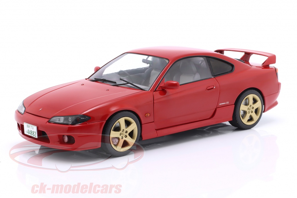 Solido 1:18 Nissan Silvia S15 Spec-R Aero 建設年 1999 炎の赤 S1812202 モデル 車 S1812202 421186447 ...
