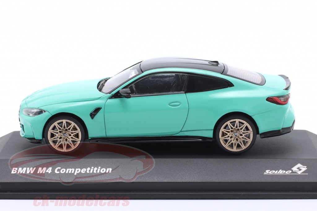 Solido 1:43 BMW M4 (G82) Competition Year 2023 mint green S4316002 model car S4316002 421438245 ...