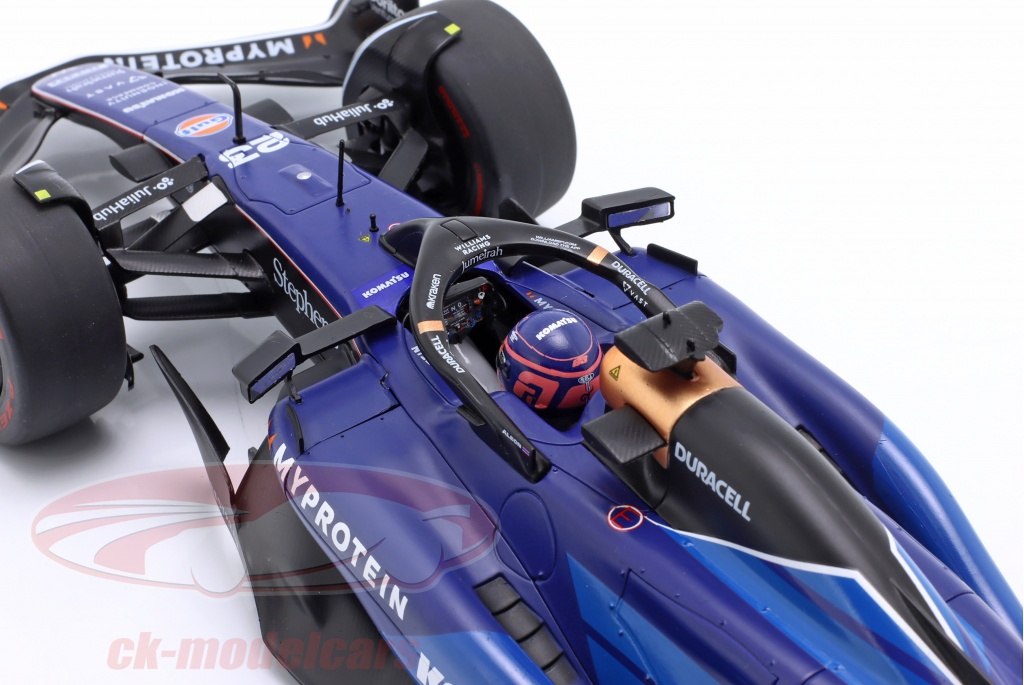 Solido 1:18 Alex Albon Williams FW46 #23 Saudi-Arabien GP Formel 1 2024 ...
