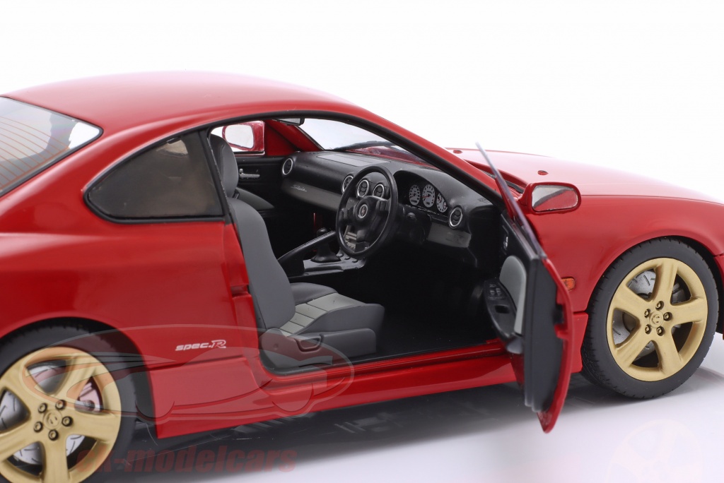 Solido 1:18 Nissan Silvia S15 Spec-R Aero year 1999 flame red S1812202 model car S1812202 ...