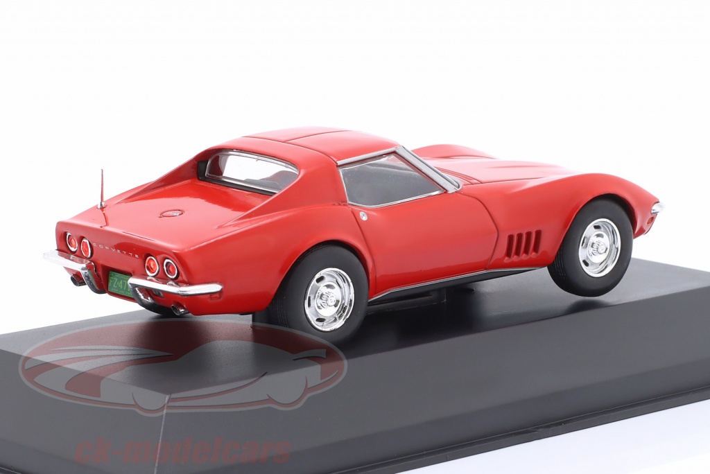Altaya 1:43 Chevrolet Corvette C3 Année de construction 1968 rouge ...