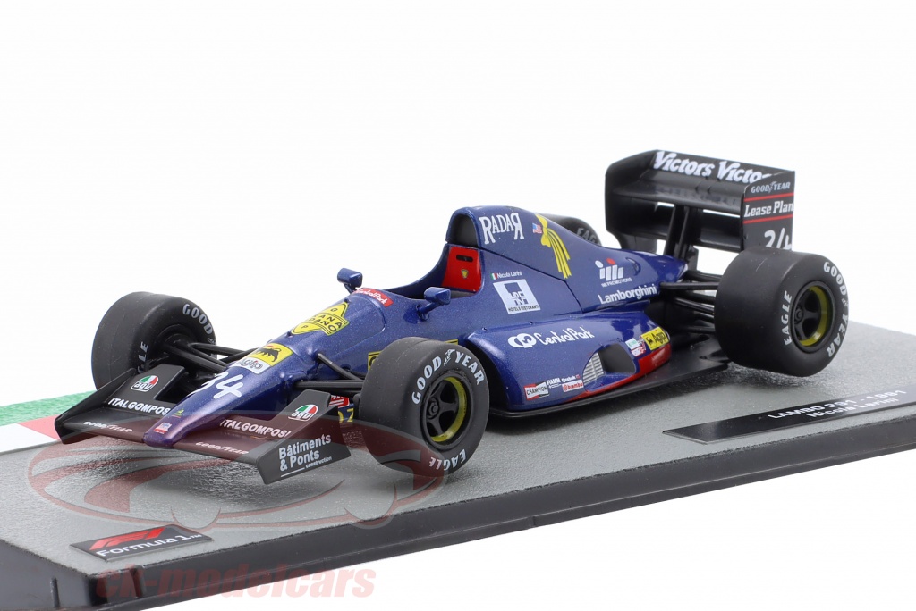 Altaya 1:43 Nicola Larini Lambo 291 #34 式 1 1991 CK94586 モデル 車 CK94586 ...