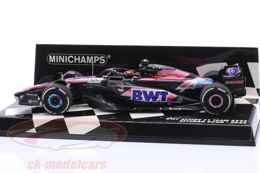 Minichamps 1:43 Esteban Ocon Alpine A524 #31 Formula 1 2024 417240131 ...