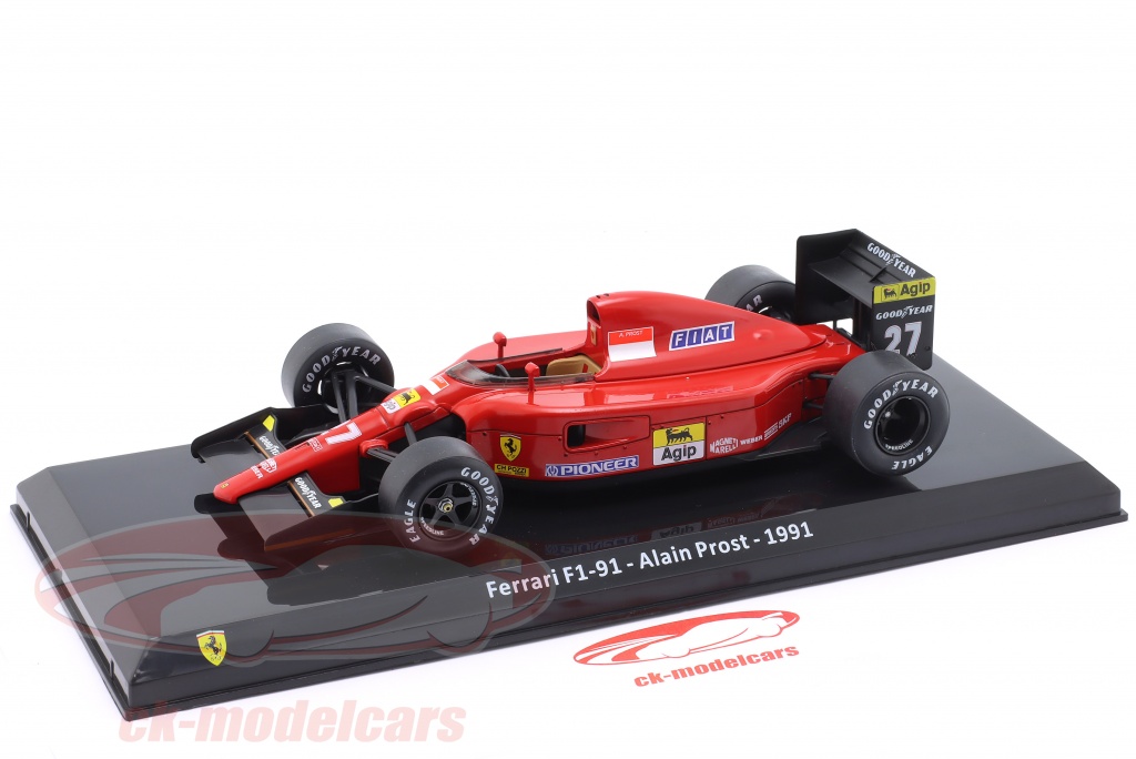 Premium Collectibles 1:24 Alain Prost Ferrari F1-91 #27 Formula 1 1991 ...