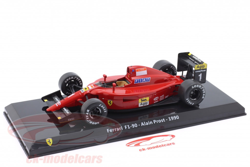 Premium Collectibles 1:24 Alain Prost Ferrari F1-90 #1 fórmula 1 1990 ...