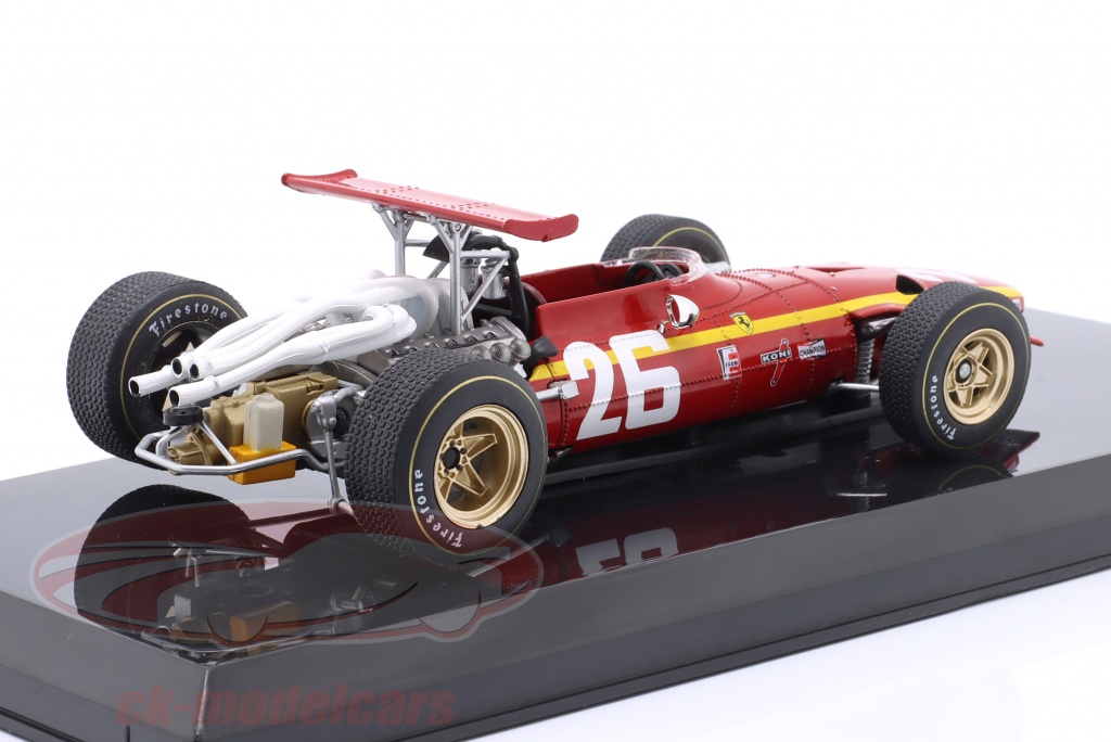 Premium Collectibles 1:24 Jacky Ickx Ferrari 312 F1 68 #26 Formula 1 1968 FER2025-39 model car ...