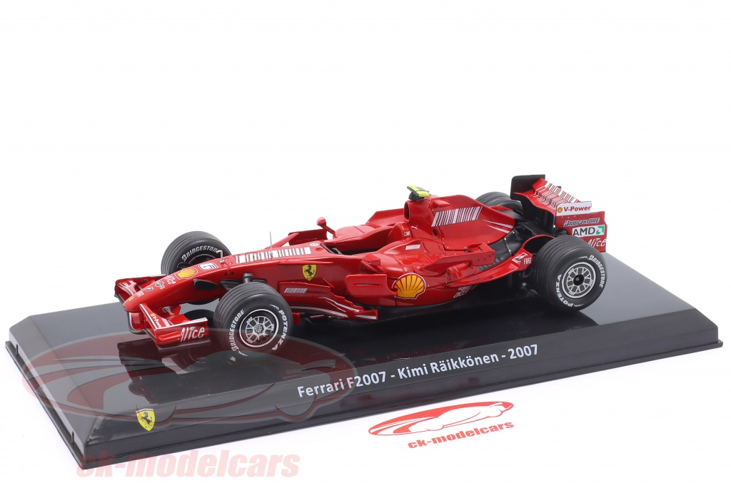 Premium Collectibles 1:24 Kimi Räikkönen Ferrari F2007 #6 Formula 1 World Champion 2007 FER2025 ...