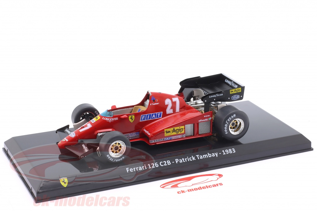 Premium Collectibles 1:24 Patrick Tambay Ferrari 126C2B #27 Formula 1 ...