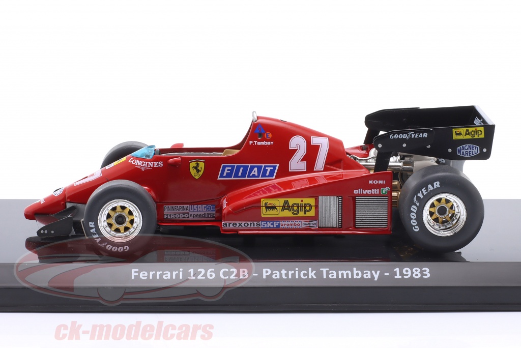 Premium Collectibles 1:24 Patrick Tambay Ferrari 126C2B #27 Formula 1 ...