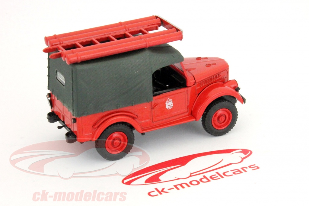 Altaya 1:43 PMG-20 (GAZ-69) fire brigade red CK919130 model car ...