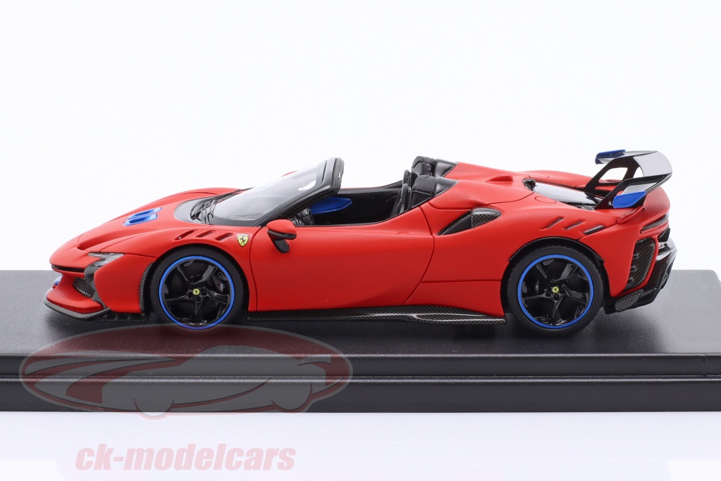 LookSmart 1:43 Ferrari SF90 XX Spider 建設年 2024 鈍い 赤 LS552F モデル 車 LS552F