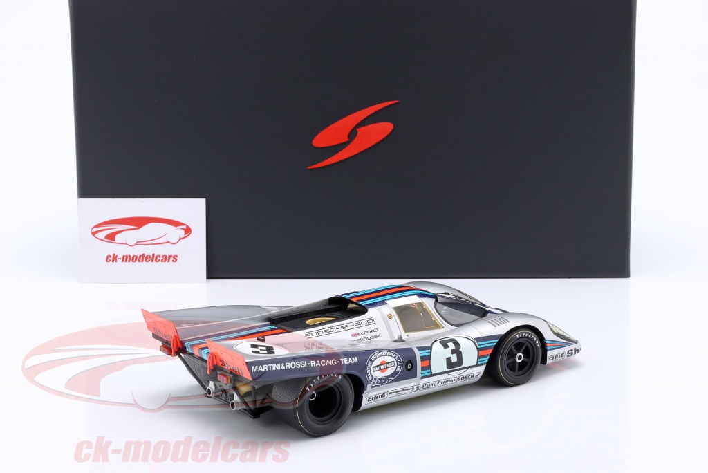 Spark 1:18 Porsche 917K #3 Winner 12h Sebring 1971 Elford, Larrousse 18SE71 model car 18SE71 ...