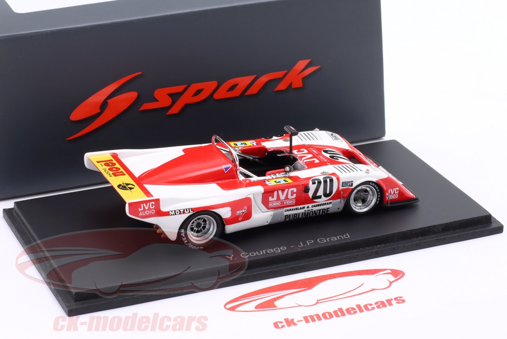 Spark 1:43 Chevron B36 #20 24h LeMans 1980 Courage, Grand S9421 model ...
