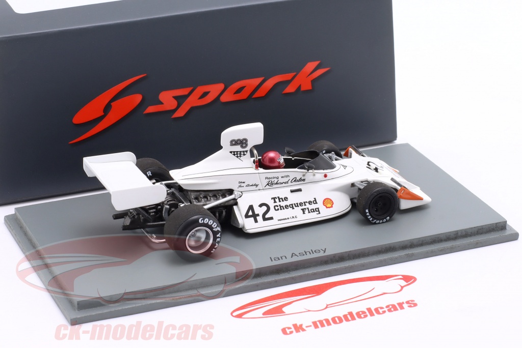 Spark 1:43 Ian Ashley Brabham BT42 #42 Practice USA GP Formula 1 1974 S2349 model car S2349 ...