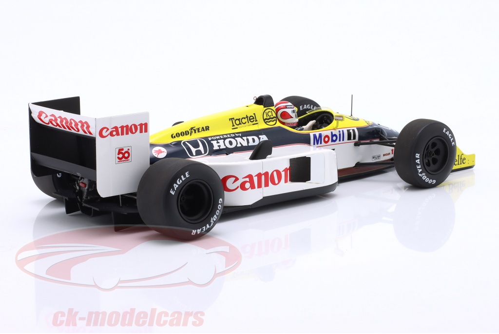 Spark 1:18 Nelson Piquet Williams FW11B #6 Italian GP Formula 1 World Champion 1987 18S739 model ...