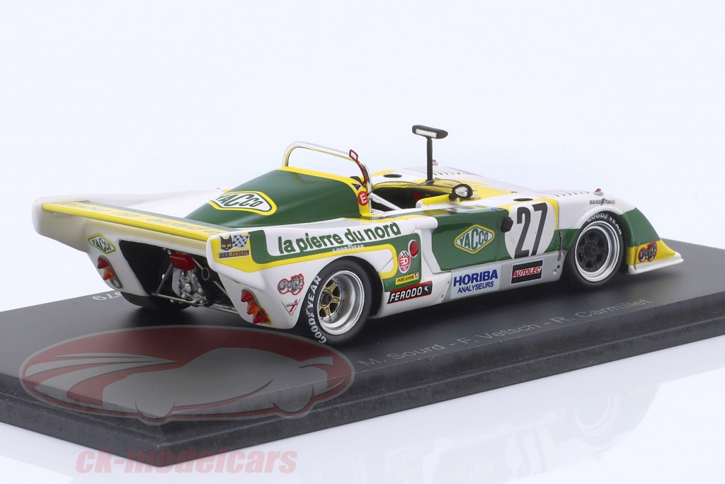Spark 1:43 Chevron B36 #27 24h LeMans 1979 Vetsch, Sourd, Carmillet ...