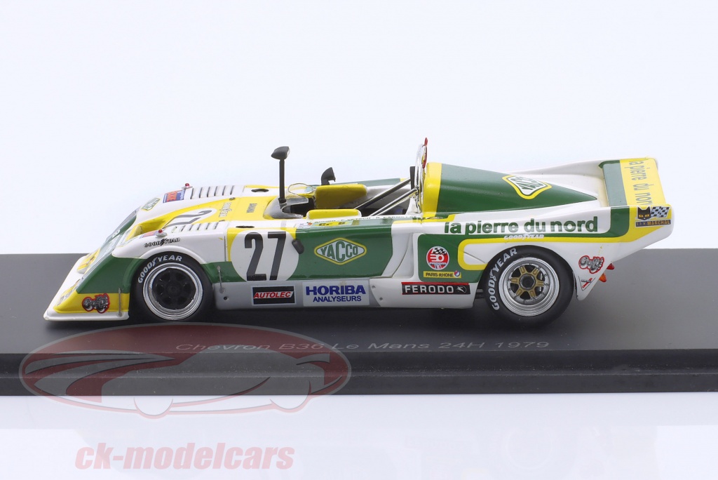 Spark 1:43 Chevron B36 #27 24h LeMans 1979 Vetsch, Sourd, Carmillet ...