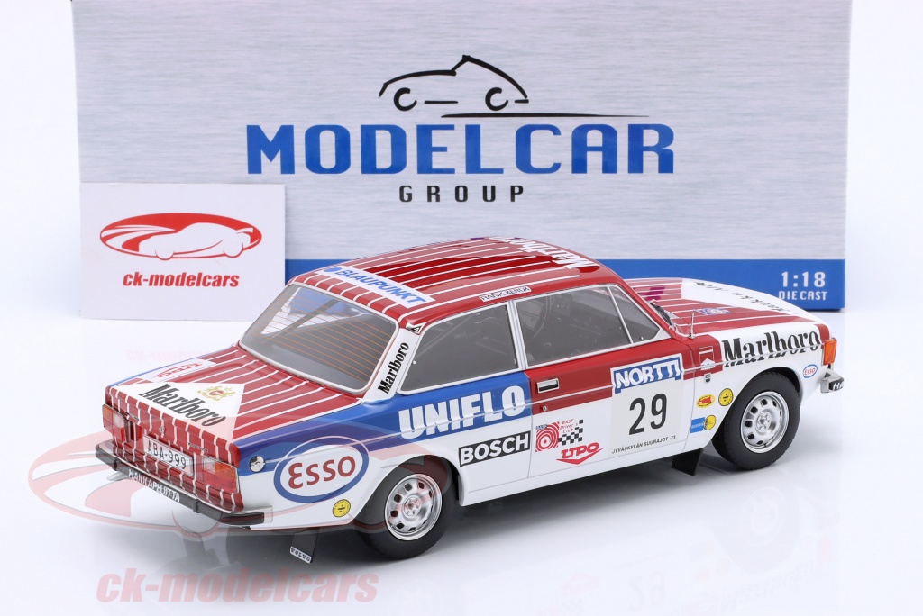 ModelCarGroup 1:18 Volvo 142 #29 2nd Rallye 1000 Lakes 1973 Alen ...