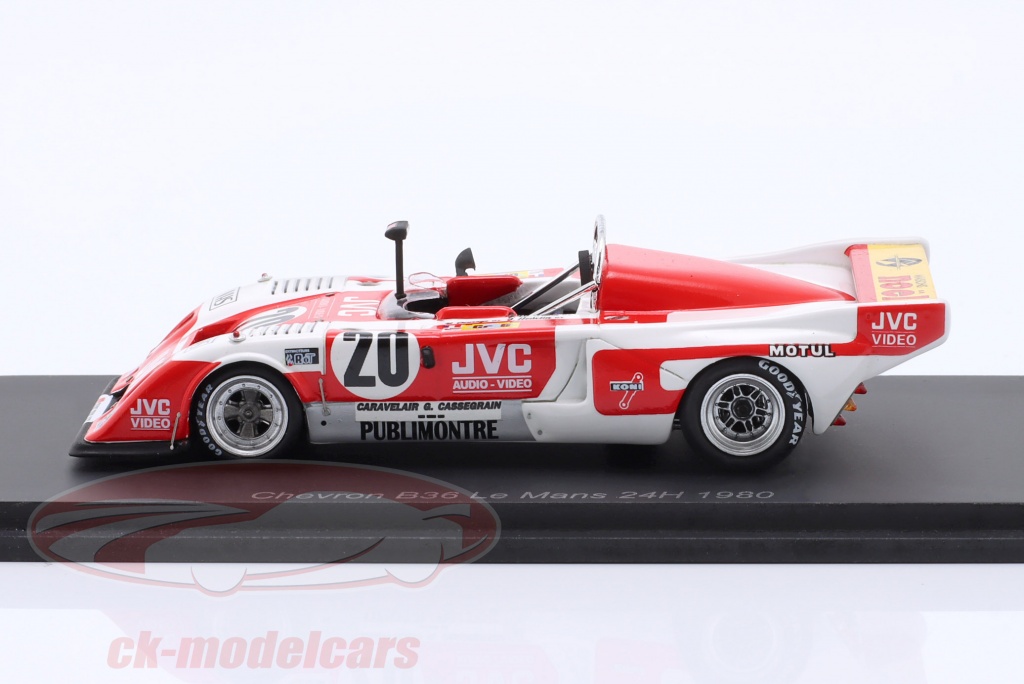 Spark 1:43 Chevron B36 #20 24h LeMans 1980 Courage, Grand S9421 ...
