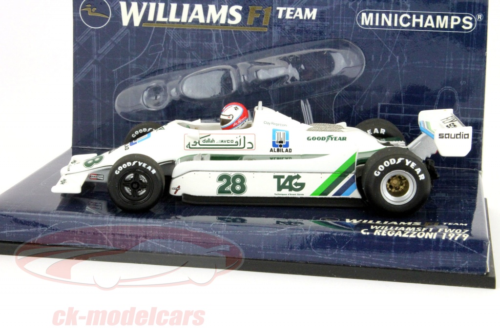 Minichamps 1:43 C. Regazzoni Williams FW07 formula 1 1979 430790028 ...