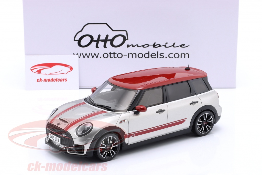 Ottomobile 1:18 Mini Clubman (F54) JCW year 2021 silver OT1106 model ...