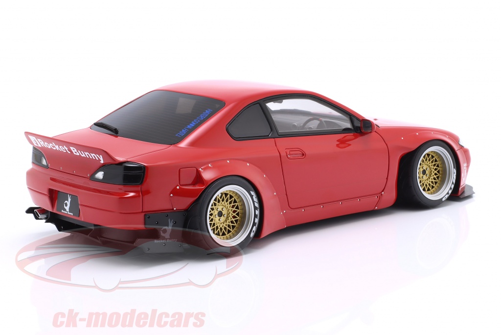 Ottomobile 1:18 Rocket Bunny Nissan Silvia S15 建設年 2014 Nissan 赤 OT1115 モデル 車 OT1115 9580010223572