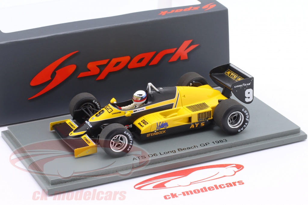 Spark 1:43 Manfred Winkelhock ATS D6 #9 アメリカ合衆国 西 GP 式 1 1983 S3920 モデル 車 S3920 9580006939203