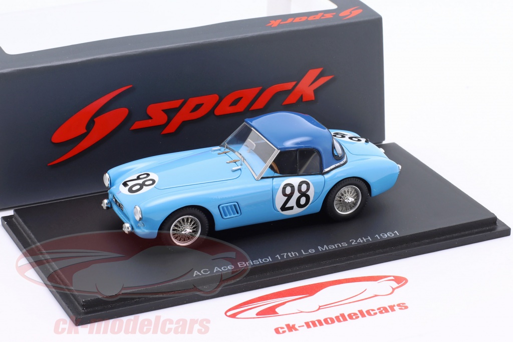 Spark 1:43 AC Ace #28 winner GT2.0 24h LeMans 1961 Magne ...