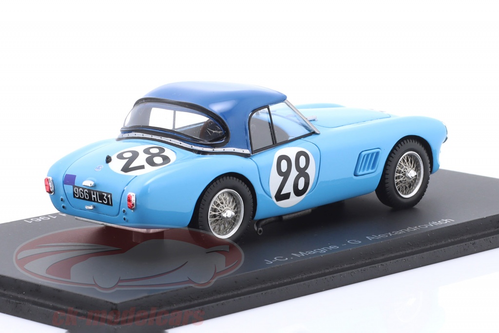 Spark 1:43 AC Ace #28 winner GT2.0 24h LeMans 1961 Magne, Alexandrovitch S9496 model car S9496 ...