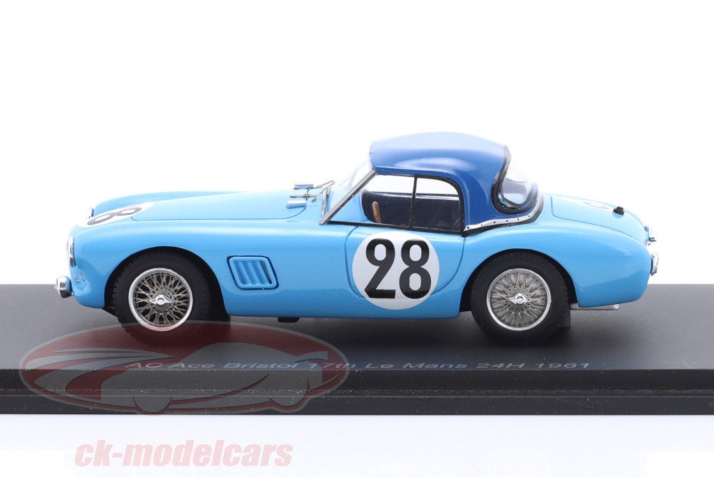 Spark 1:43 AC Ace #28 winner GT2.0 24h LeMans 1961 Magne ...