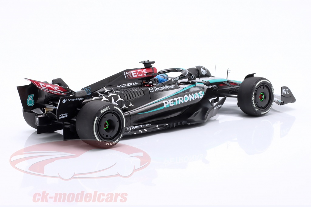 Minichamps 1:18 G. Russell Mercedes-AMG F1 W15 #63 gagnant Autriche GP ...
