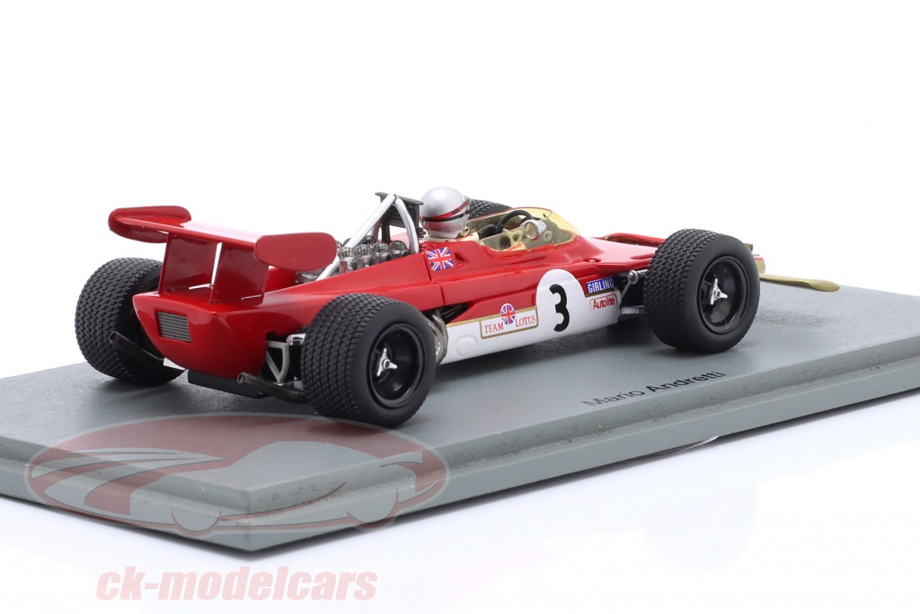 Spark 1:43 Mario Andretti Lotus 63 #3 Alemán GP fórmula 1 1969 S6354 ...