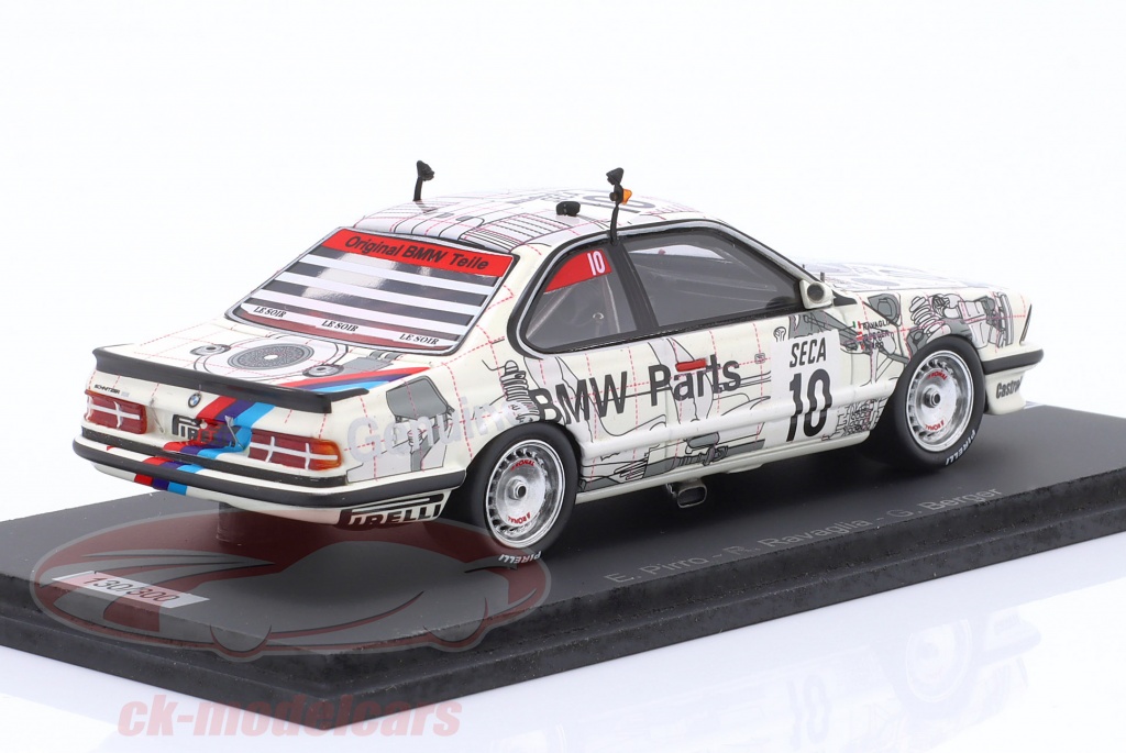 Spark 1:43 BMW 635 CSi #10 3rd 24h Spa 1986 Pirro, Berger, Ravaglia ...