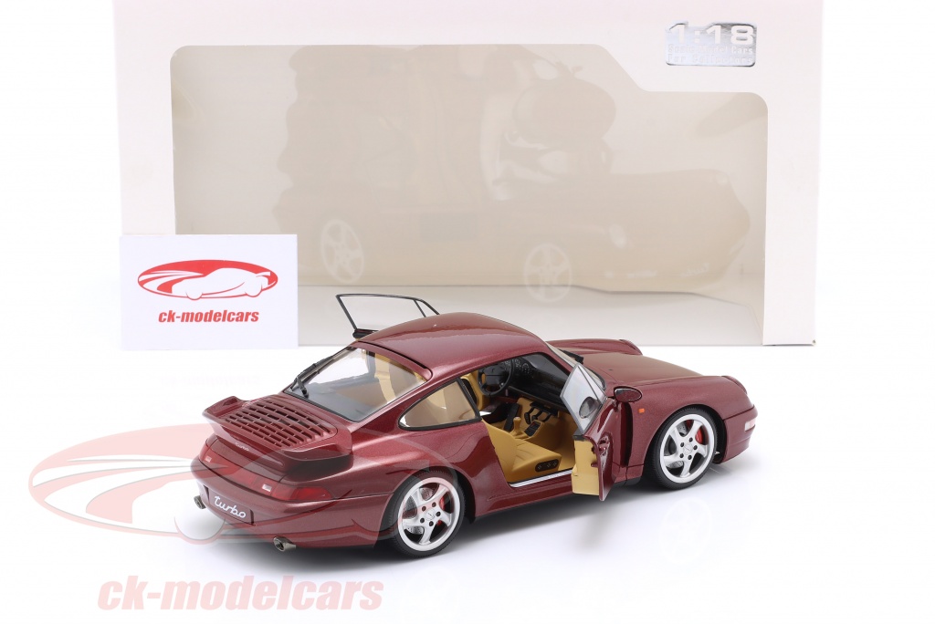 Solido 1:18 Porsche 911 (993) Turbo year 1997 arena red S1810102 model ...