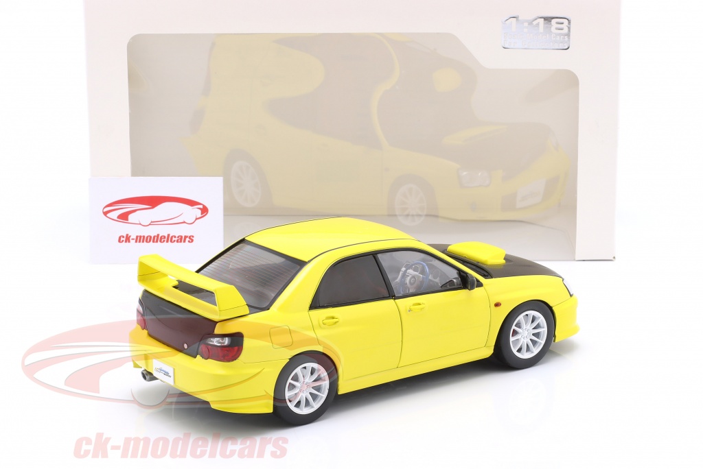 Solido 1:18 Subaru Impreza WRX STI year 2003 yellow / black S1812302 ...