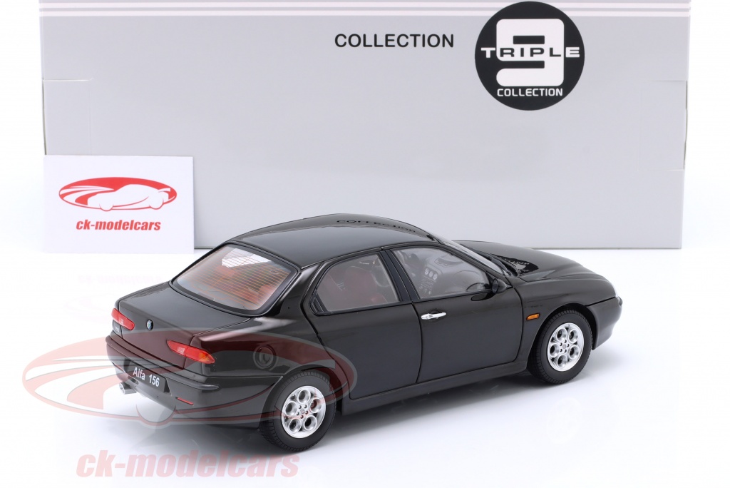 Triple9 1:18 Alfa Romeo 156 建設年 1998 黒 T9-1800512 モデル 車 T9-1800512 ...