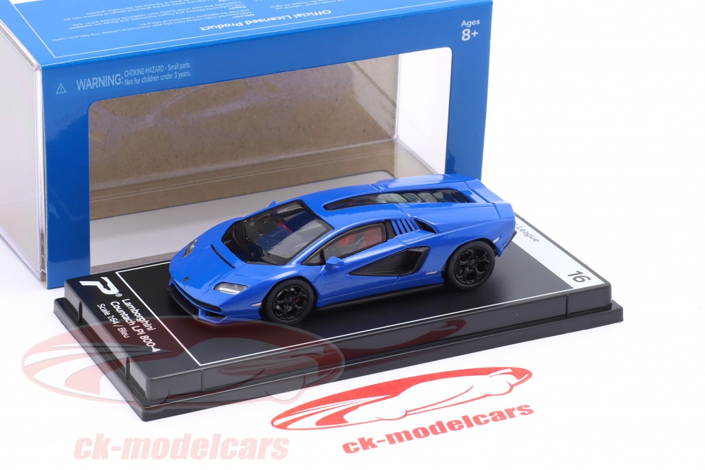 Kinsmart 1:64 Lamborghini Countach LPI 800-4 blue KTH16 model car KTH16 ...