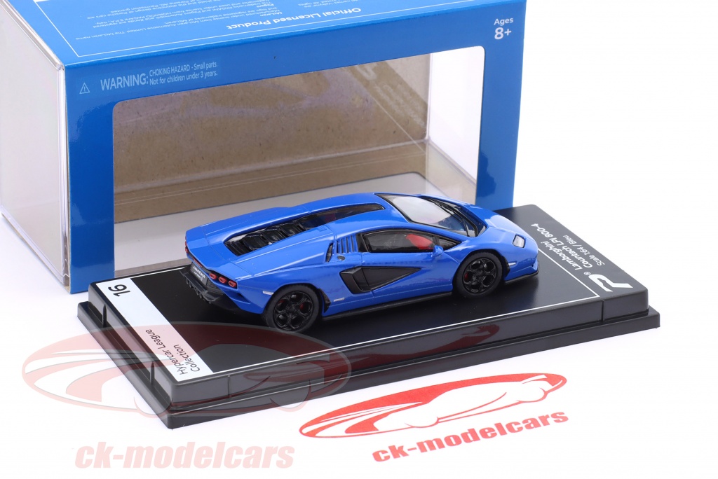 Kinsmart 1:64 Lamborghini Countach LPI 800-4 blue KTH16 model car KTH16 ...