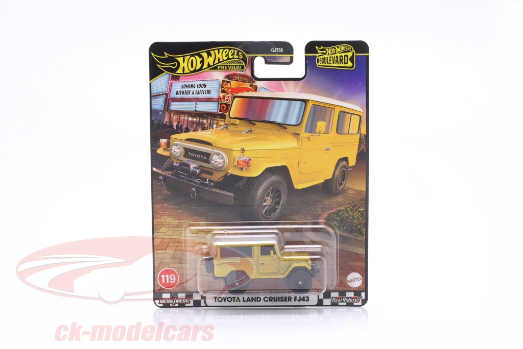 HotWheels 1:64 Toyota Land Cruiser FJ43 yellow JBL25 / GJT68 model car ...