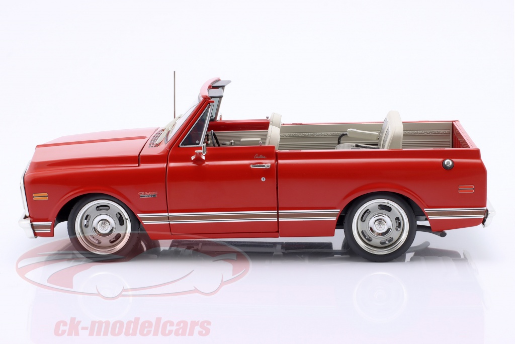 GMP 1:18 GMC Jimmy Slammed Custom Year 1970 red, white A1807715 model ...