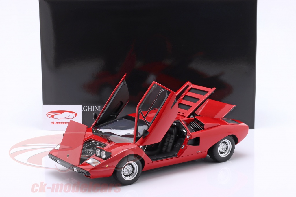 Kyosho 1:12 Lamborghini Countach LP400 year 1974 red 08611R model car ...