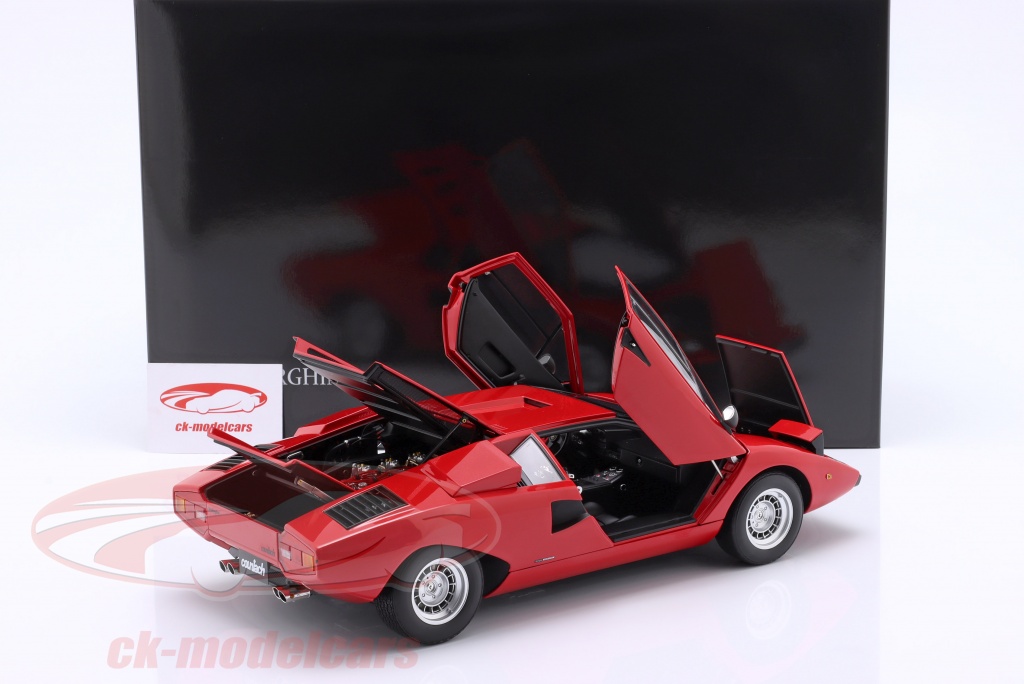 Kyosho 1:12 Lamborghini Countach LP400 year 1974 red 08611R model car ...