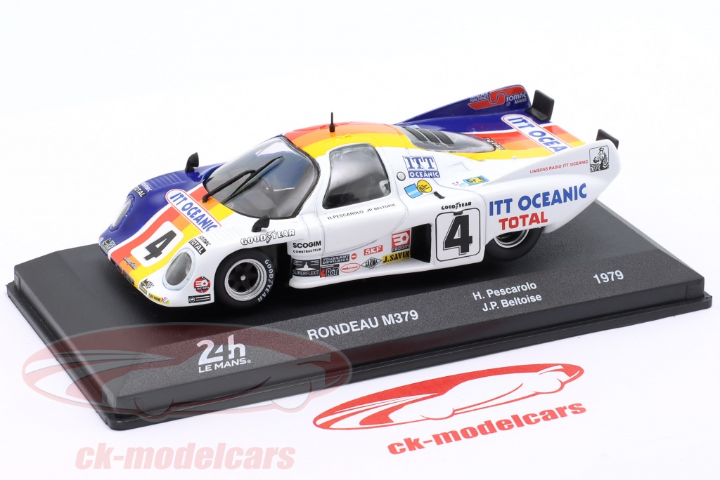 Altaya 1:43 Rondeau M379 #4 24h LeMans 1979 ITT Oceanic Jean Rondeau ...