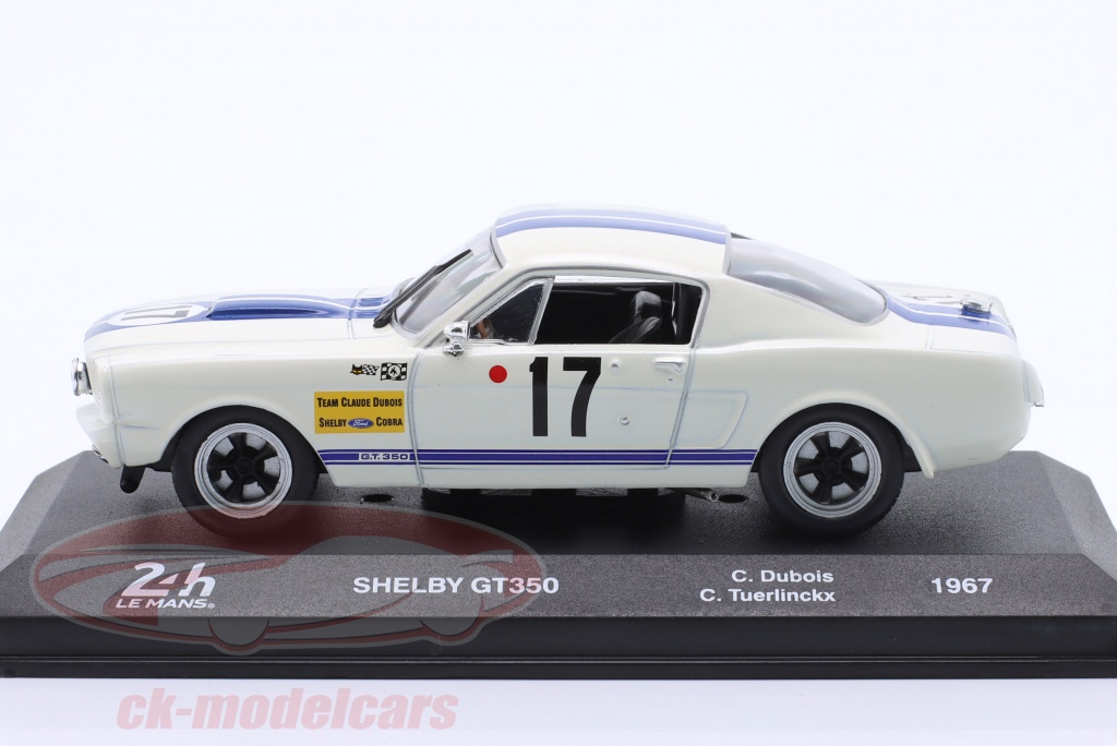 Altaya 1:43 Shelby Mustang GT350 #17 24h LeMans 1967 Claude Dubois MW1ALA0062 Modellauto MW1ALA0062