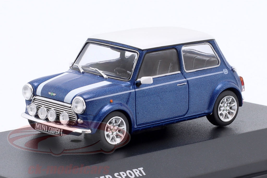 Solido 1:43 Mini Cooper Sport Pack Year 1994 blue 421438243 model car ...